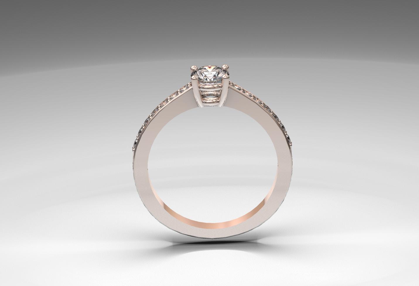 Classic Diamond Engagement Ring - MariusNel